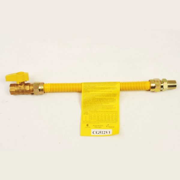 CrownFLEX-CG3 Series Coated Stainless Steel Connector w/ Valve - Crown ...